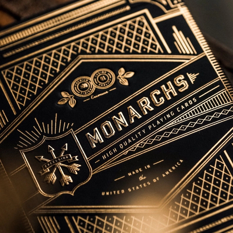 Monarchs Playing Cards - Luxury Gold Foil Deck - Rarely